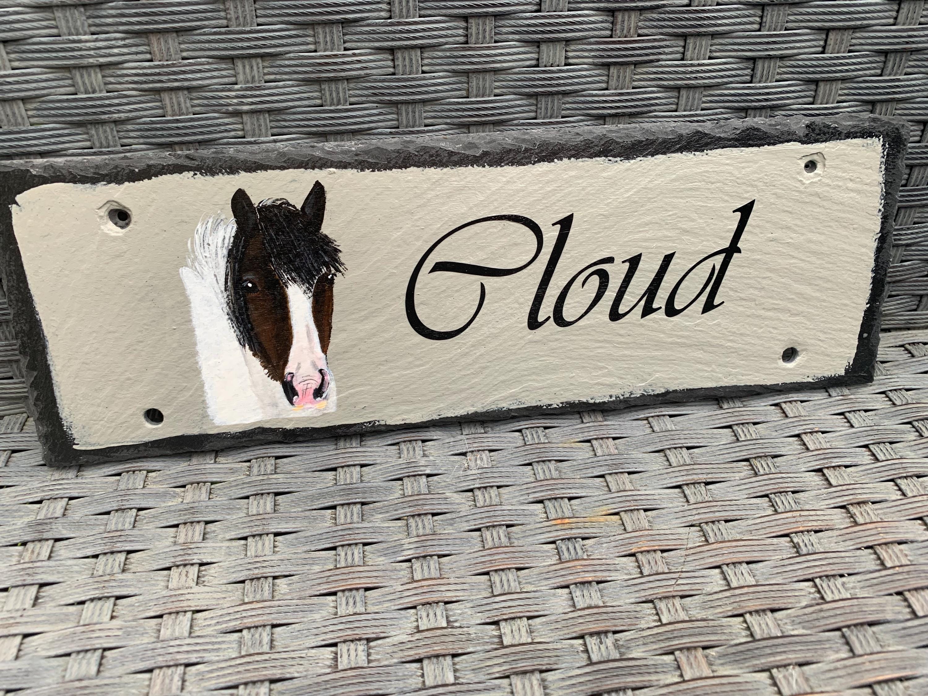 Handpaint Horse Stable Sign 30cm X 10cm - Etsy UK