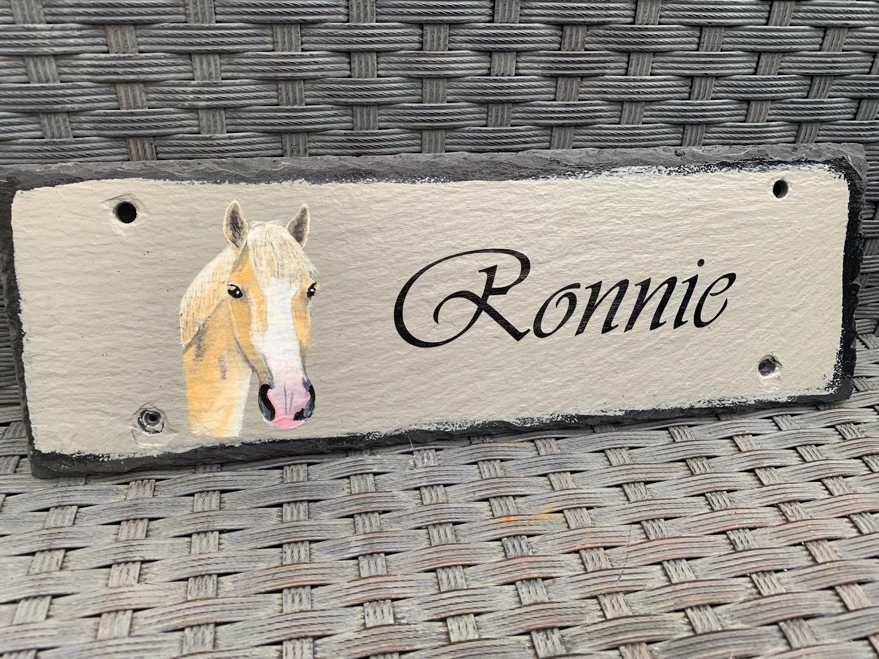Handpaint Horse Stable Sign 30cm X 10cm - Etsy UK