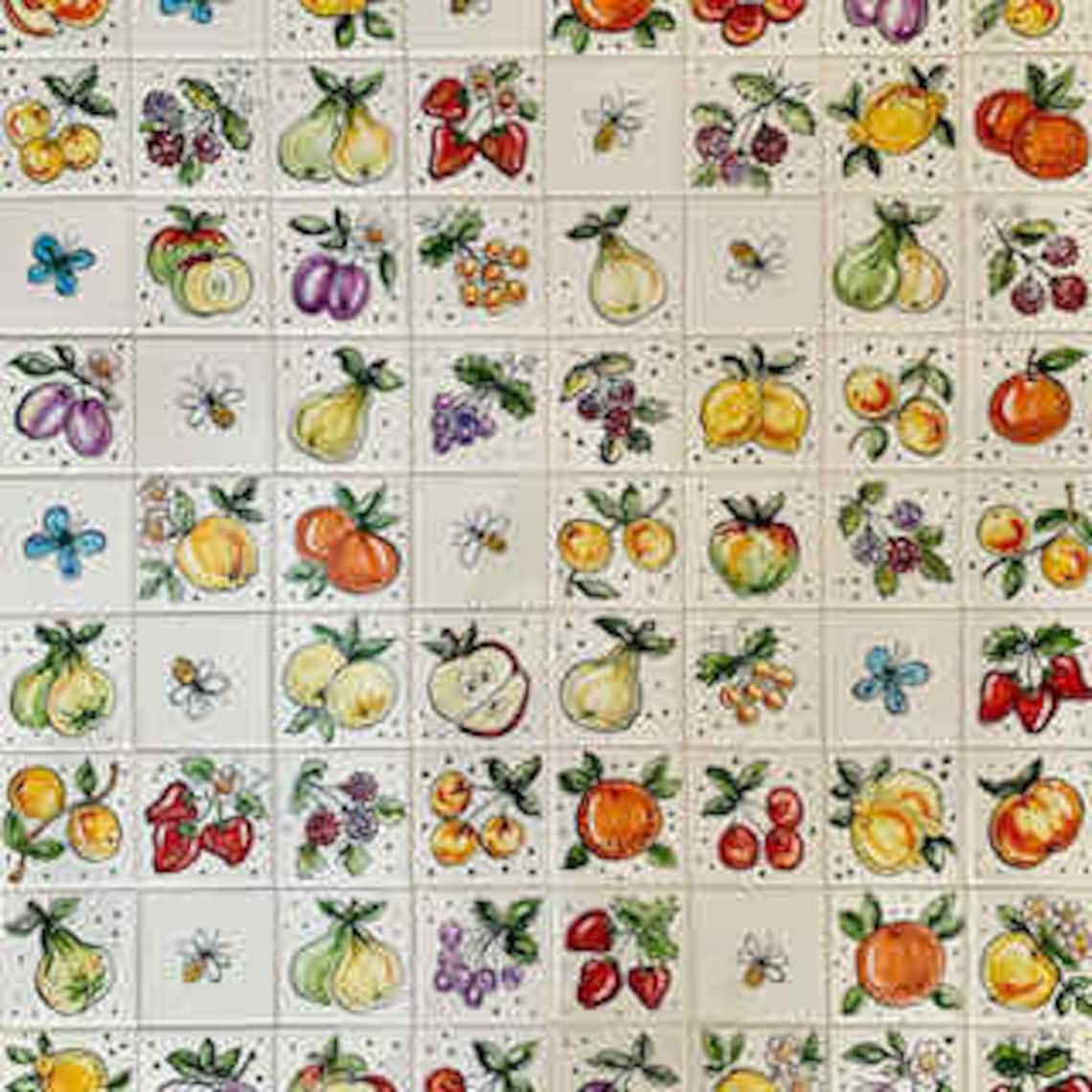 Fruit Tiles - Etsy