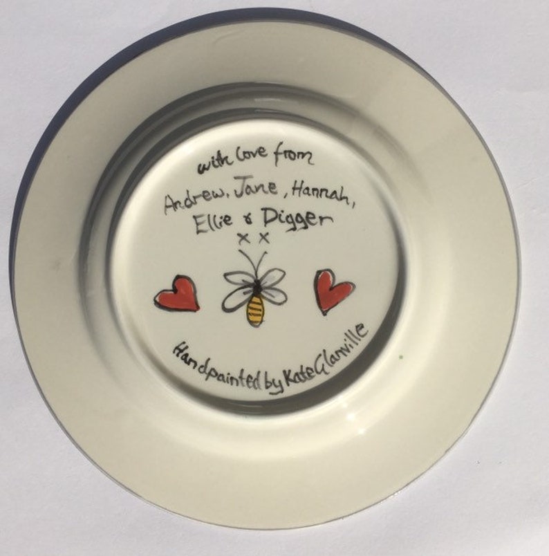 Hare Pottery Hand Painted Ceramic Plate - Etsy