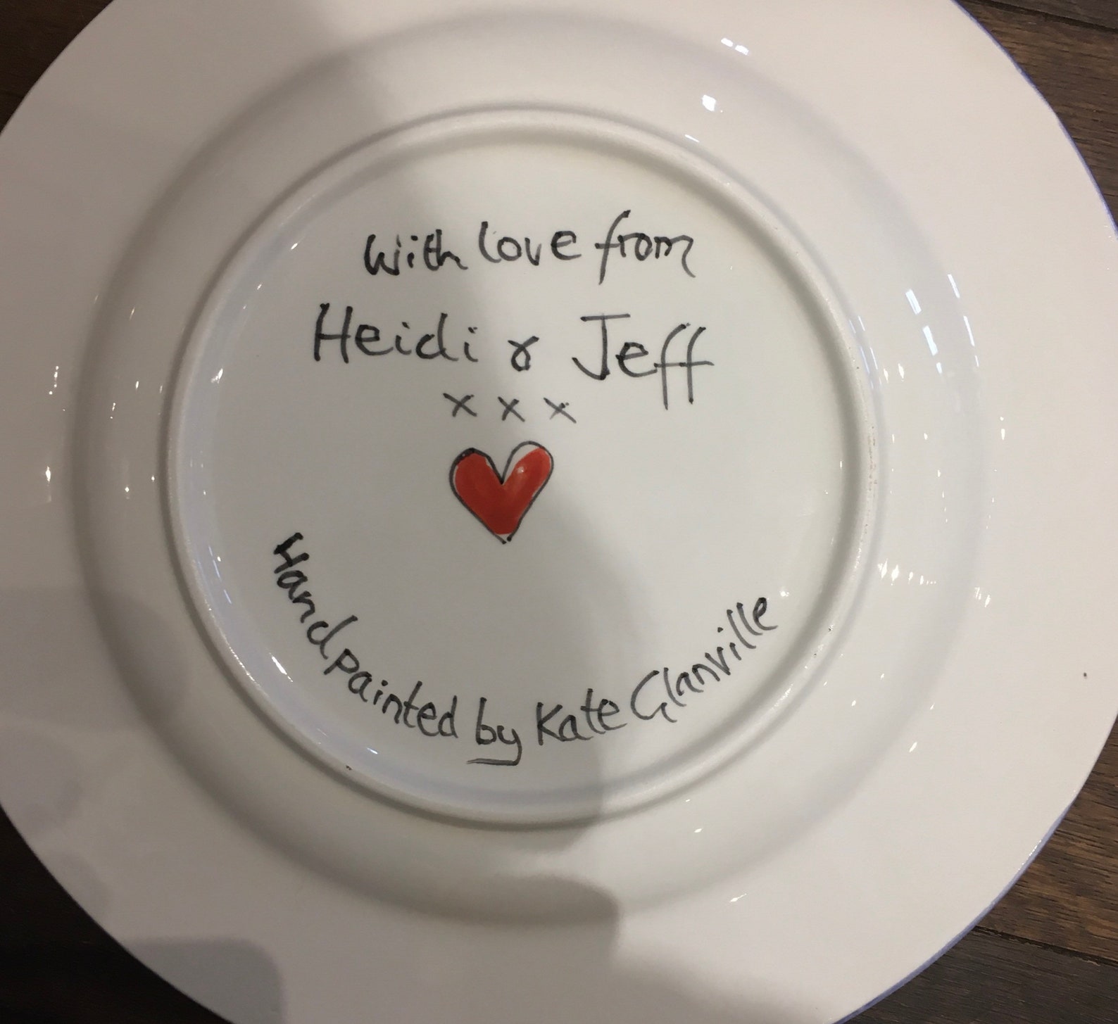 Personalised New Baby Name Plate Pottery Gift Birth and Christening ...