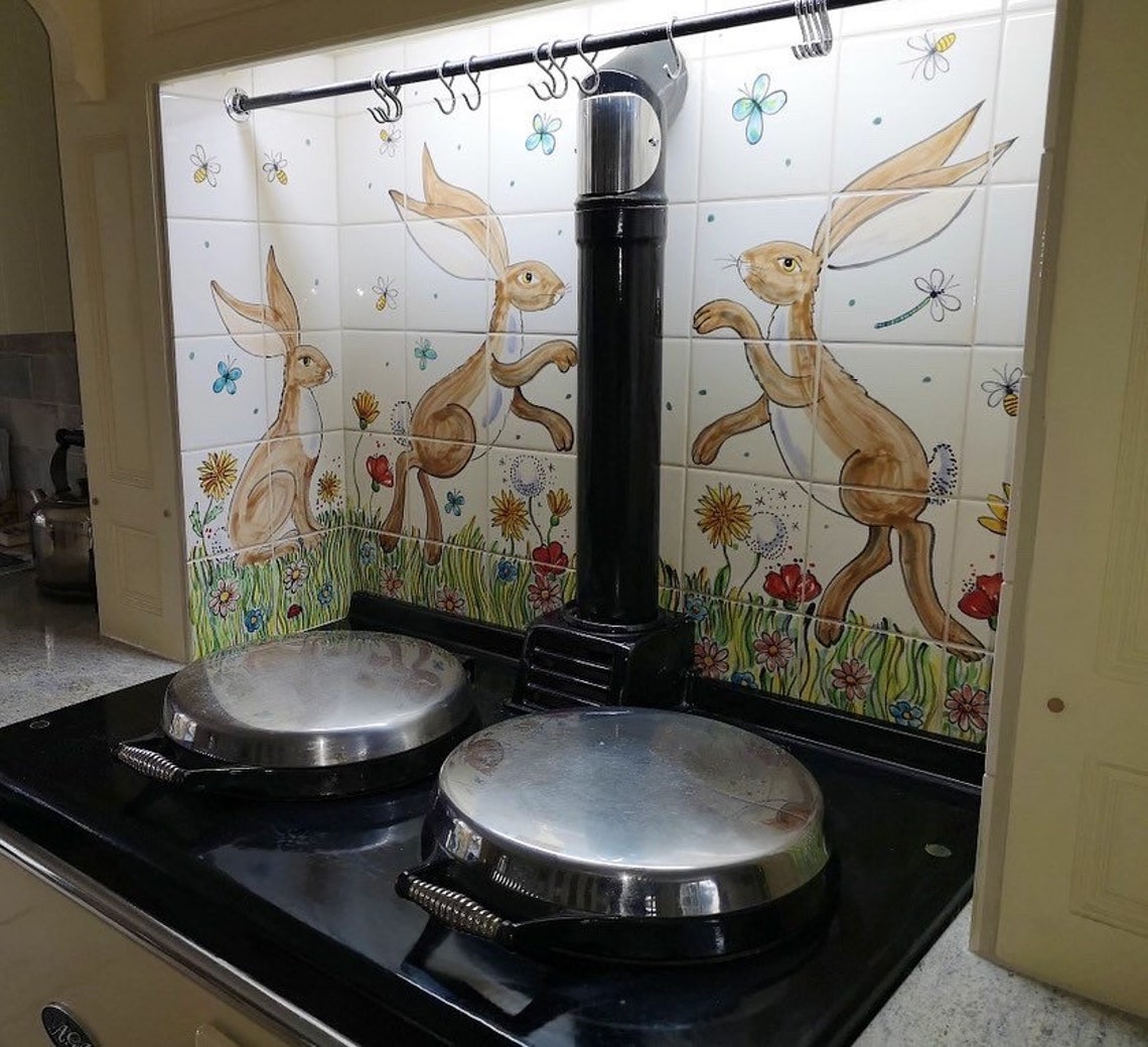 Hare Tiles | Etsy