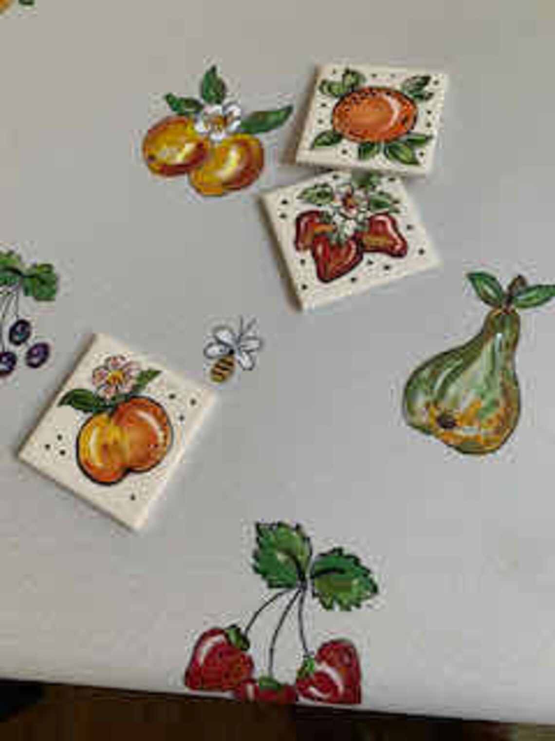Fruit Tiles - Etsy