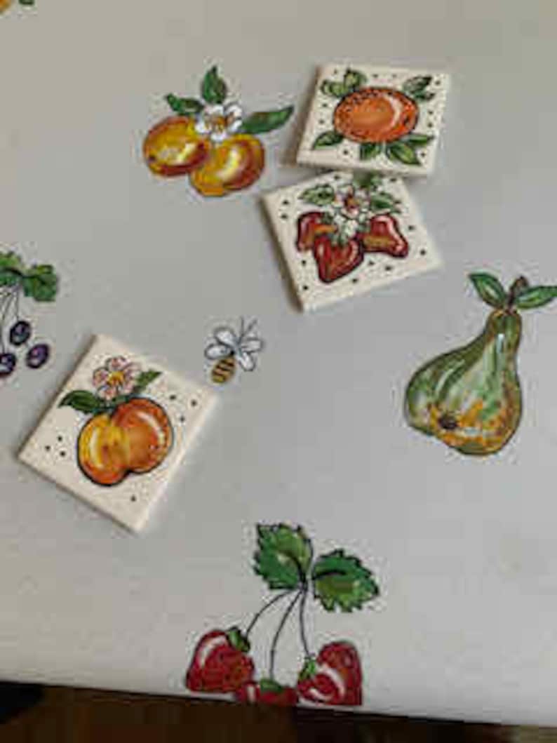 Fruit Tiles - Etsy