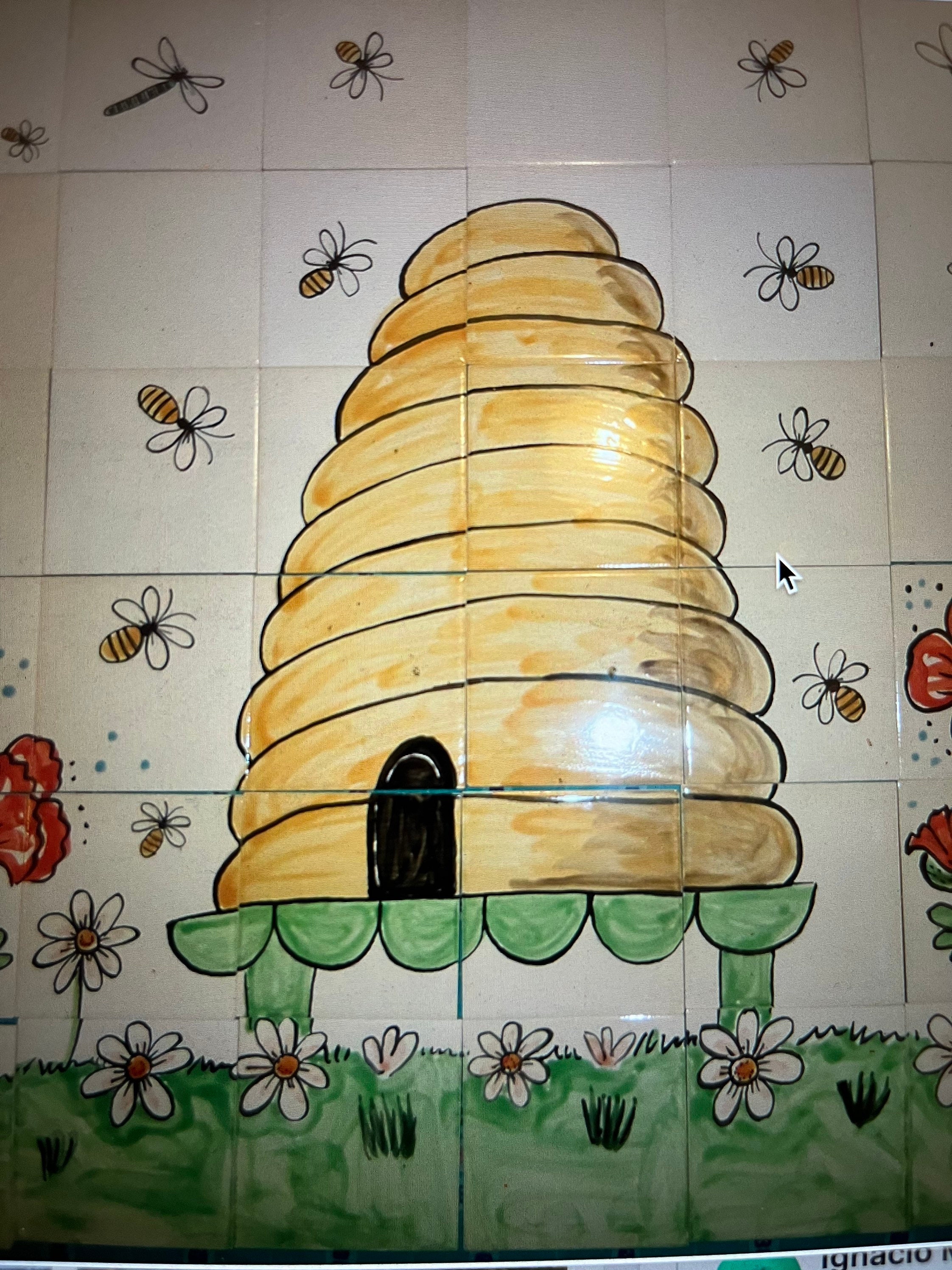 Beehive Tile Mural - Etsy