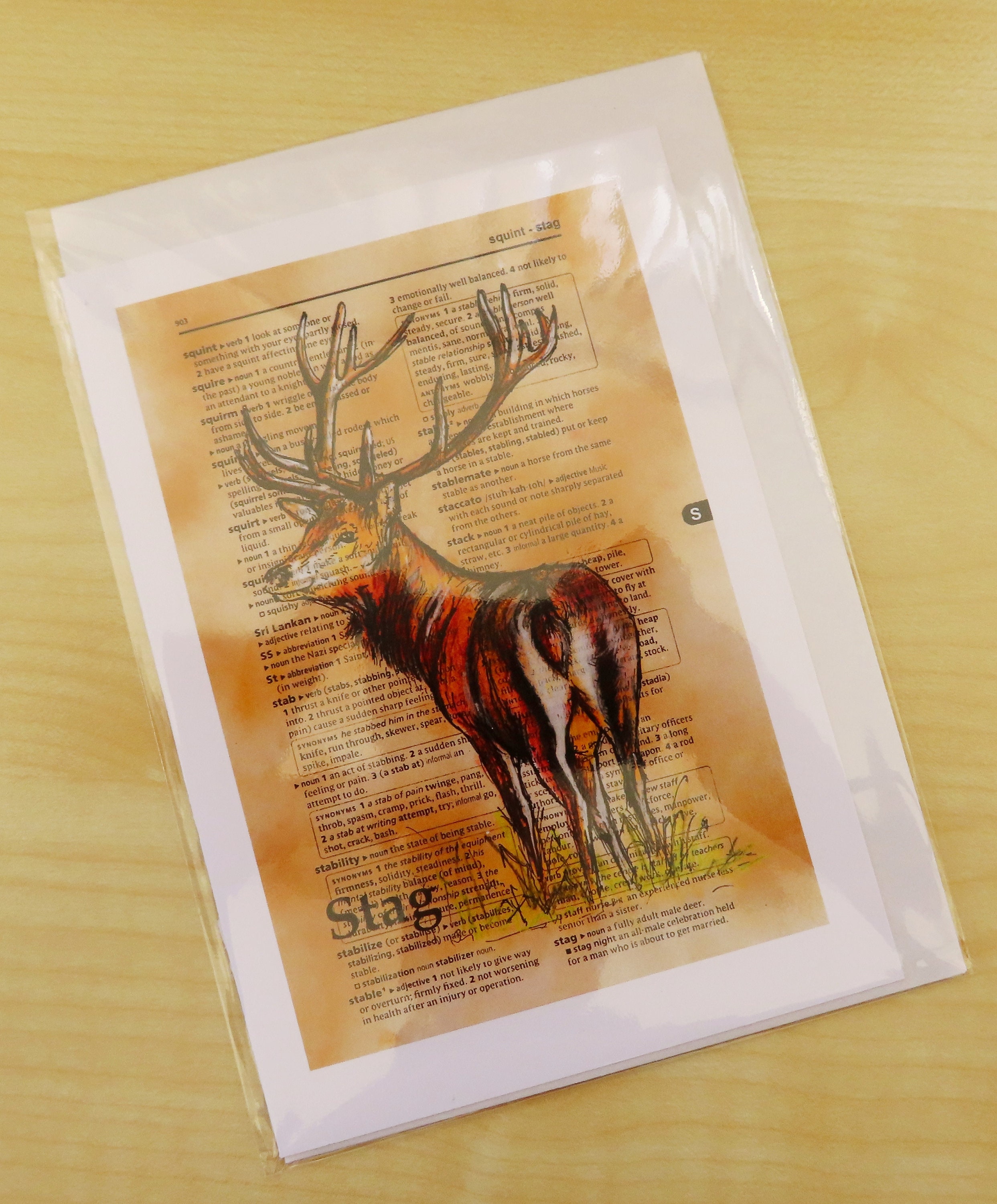 Stag Birthday Card Stag Special Occasion Card Deer Card - Etsy
