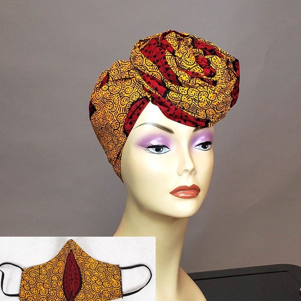 African Head Scarf - Etsy