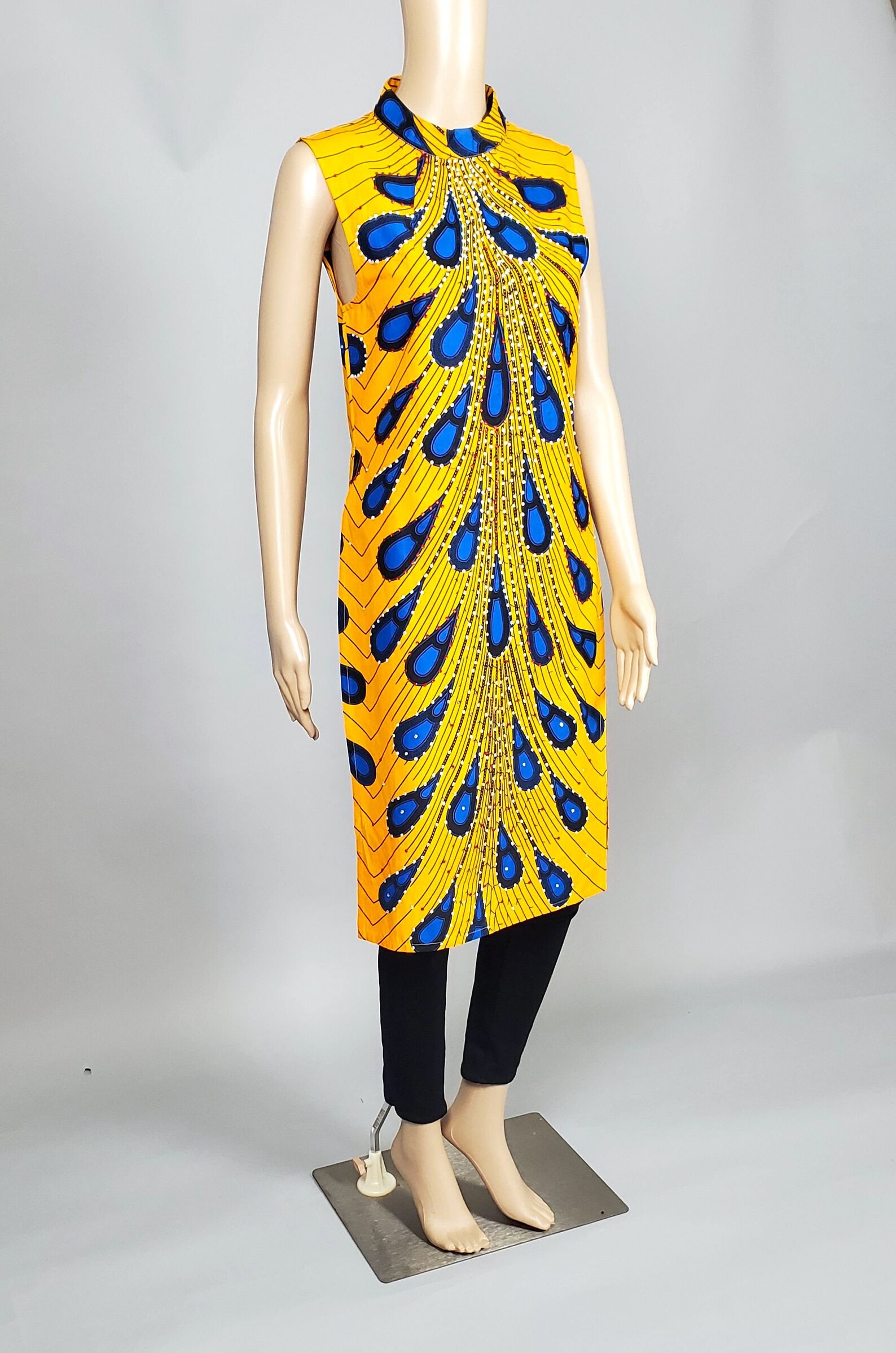 African Tunic Top for Parties Special Event Ankara Top | Etsy