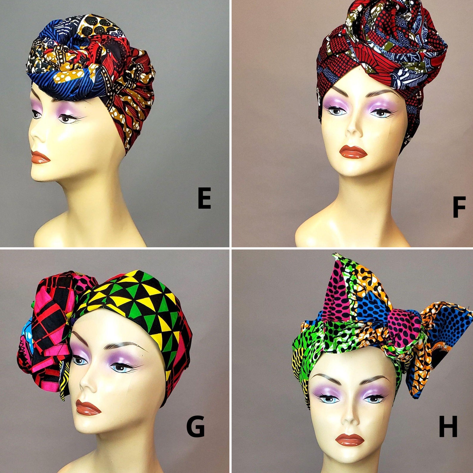 Nigerian Head Wrap African Gifts Ankara Headwraps Red | Etsy