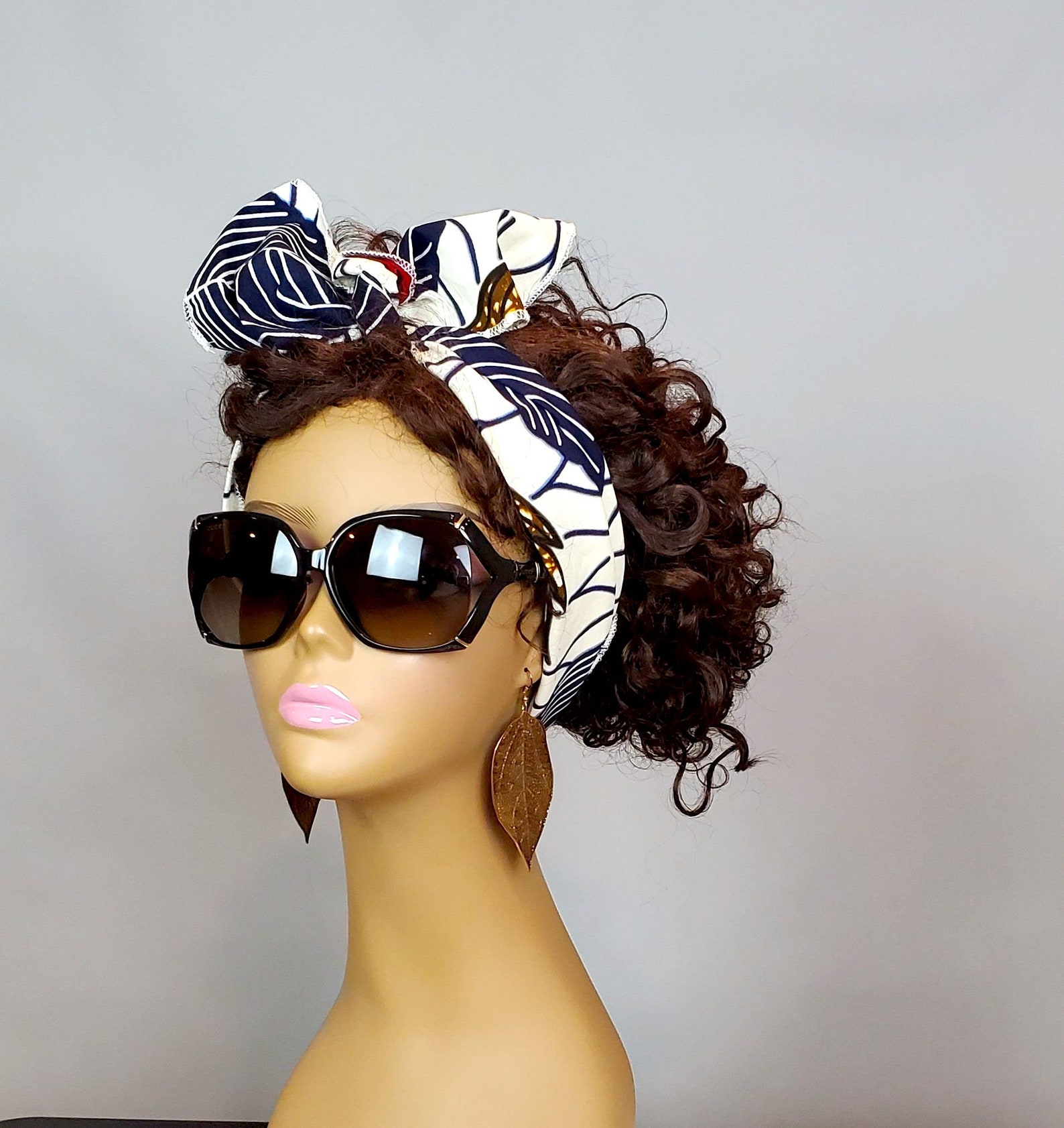 African Scarf Headband African Fabric Head Bands for Women | Etsy