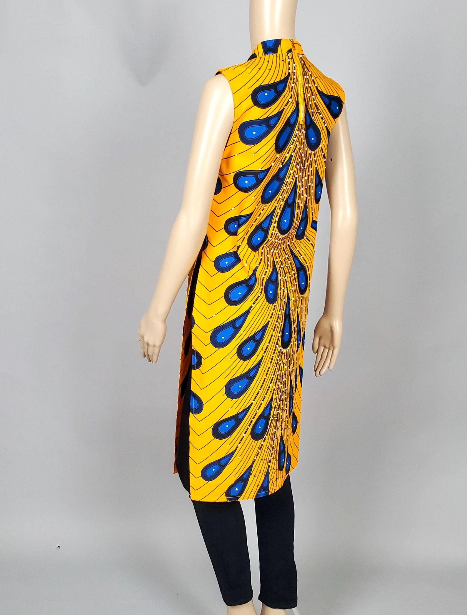African Tunic Top for Parties Special Event Ankara Top | Etsy