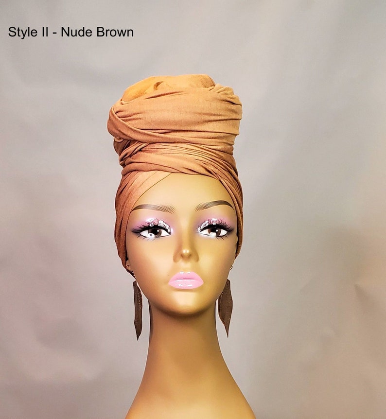 Orange Head Wrap for Women Large Stretchy Headwrap Head - Etsy
