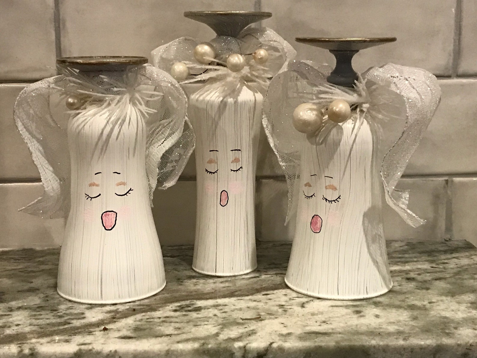 Christmas Angels Centerpiece - Etsy