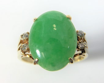 Jade and 14k Ring - Etsy