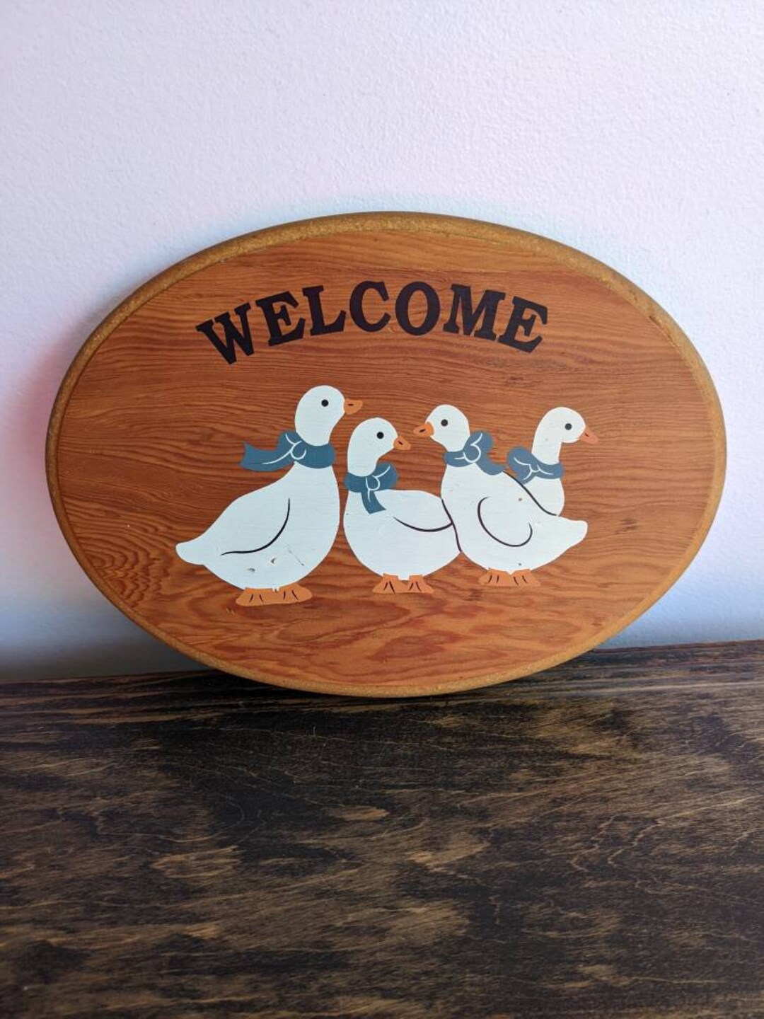 Wooden Welcome Sign Ducks - Etsy