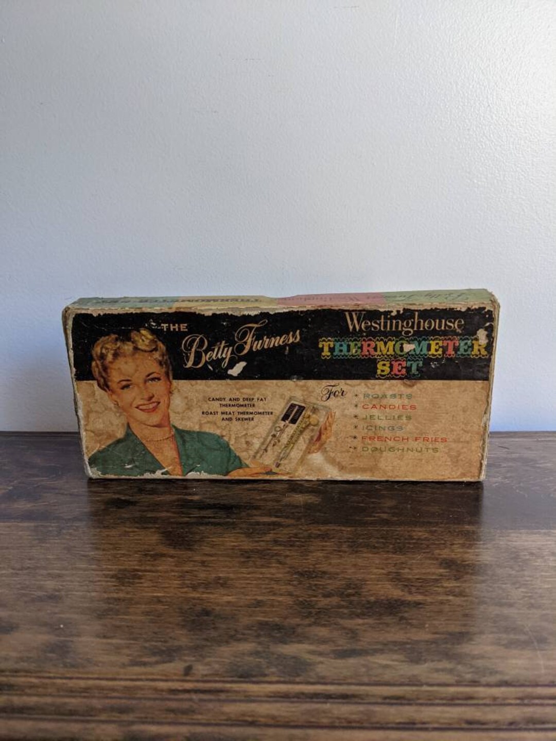 Vintage Cooking Thermometer Set - Etsy