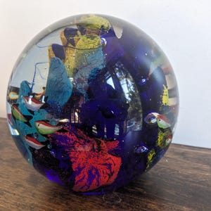 Large Glass Ocean Aquarium, Glass Globe Art - Etsy