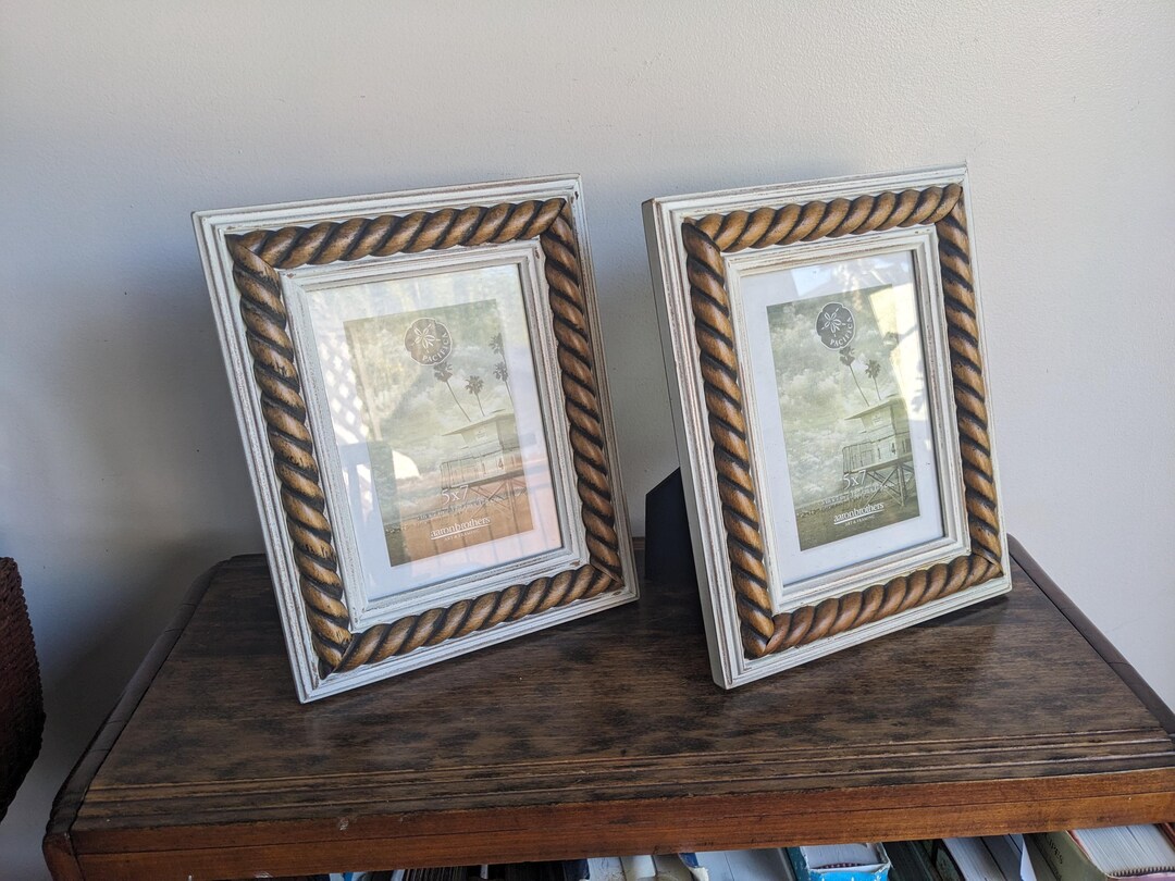Nautical, Tropical Style 5x7 Wooden Photo Frames - Etsy