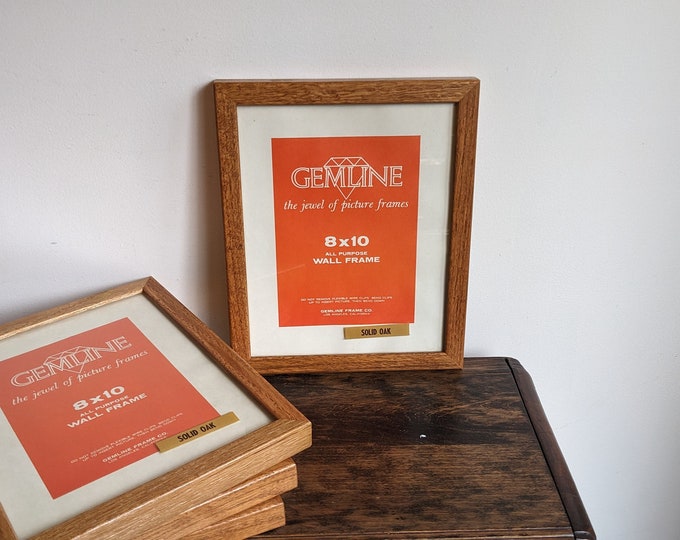 Solid Oak 8 X 10 Wall Frame Photo Picture Frame - Etsy