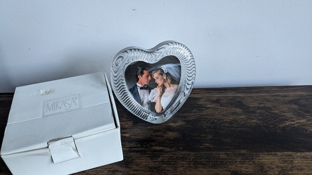 Mikasa Heart Shaped Small Photo Frame - Etsy