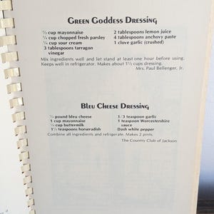 The Jackson Cookbook, 1971 Vintage Southern Cookbook - Etsy