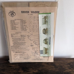 Stagecoach or Chuckwagon Wood Craft Kit - Etsy