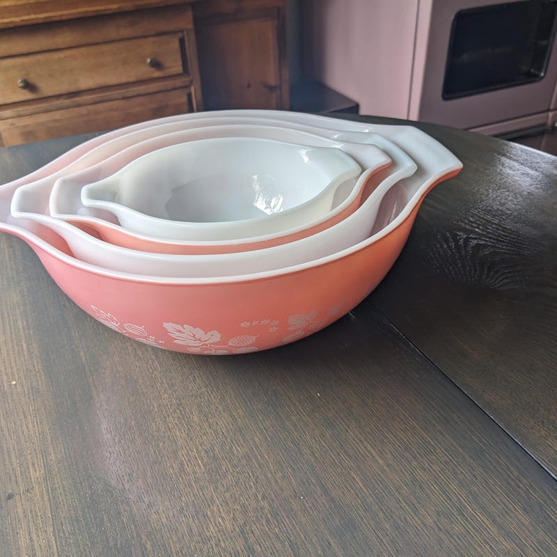 Pink Pyrex Bowls - Etsy