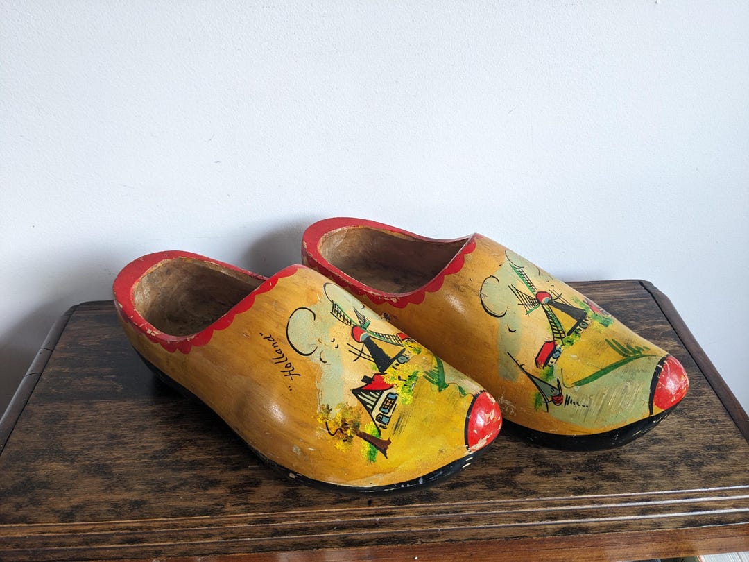 Wooden Dutch Clogs From Holland - Etsy