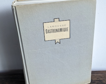 Vintage Larousse Gastronomique Cookbook/the Encyclopedia of Food Wine ...