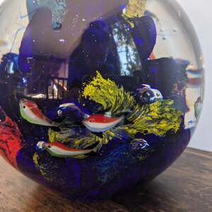 Large Glass Ocean Aquarium, Glass Globe Art - Etsy