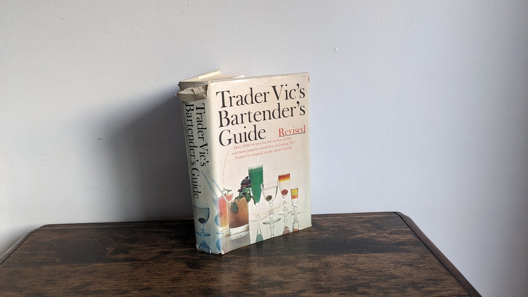Trader Vic's Bartender's Guide, 1972, Vintage Tiki Cocktail Book - Etsy