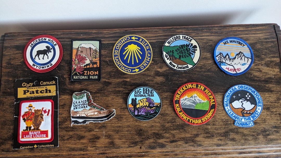 Travel Patches From National Parks, Hiking, Foreign Countries - Etsy