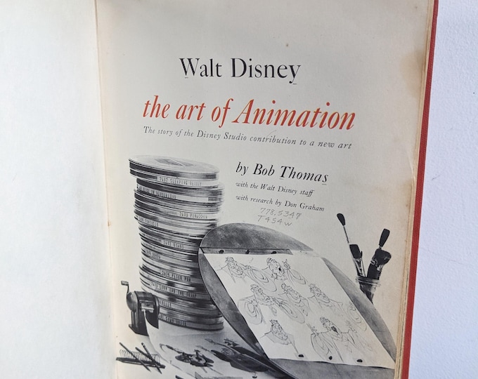 Walt Disney the Art of Animation 1958 Simon and Schuster First Edition ...
