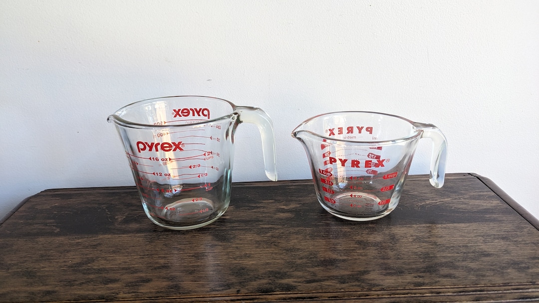 Pyrex Glass Measuring Cups - Etsy