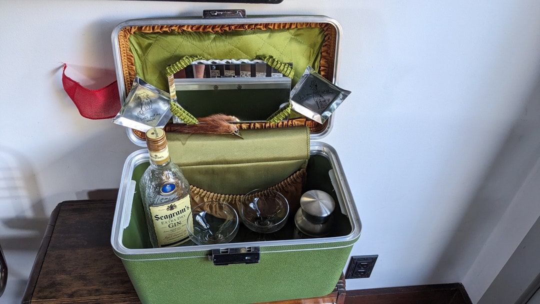 Train Case Travel Bar Kit - Etsy