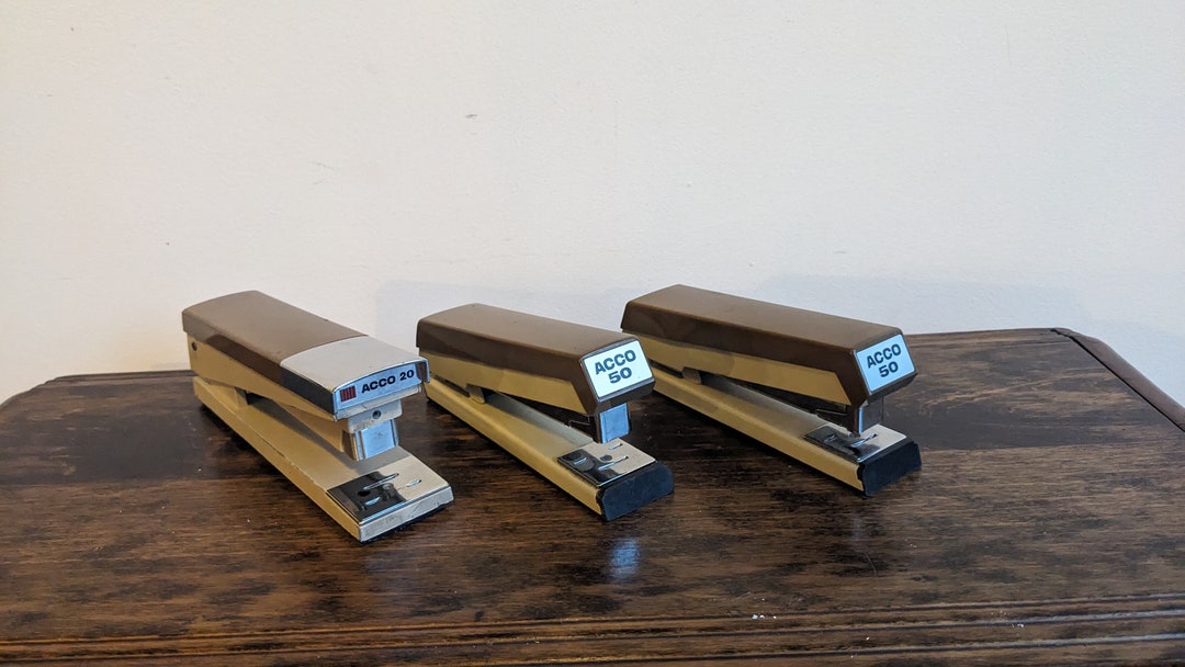 Acco 20, Acco 50 Vintage Staplers - Etsy