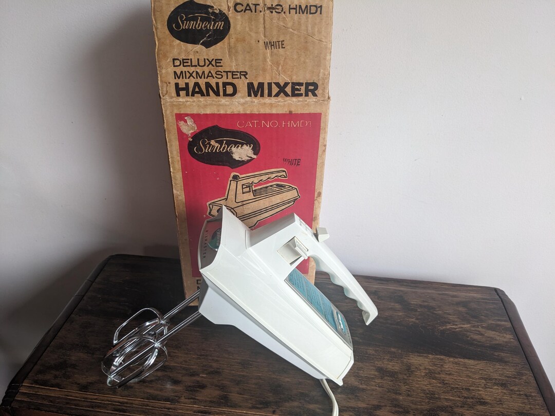 Vintage Sunbeam Electric Hand Mixer - Etsy