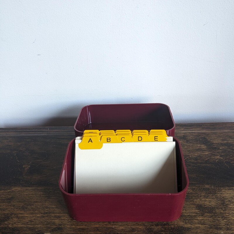 Rolodex Card Holder - Etsy