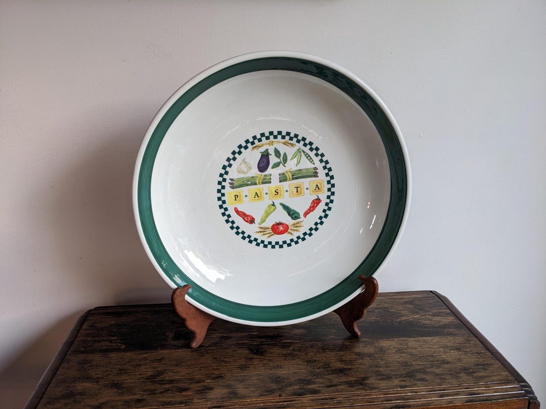 Large Ceramic Pasta Serving Bowl Made in Italy, TRE CI - Etsy