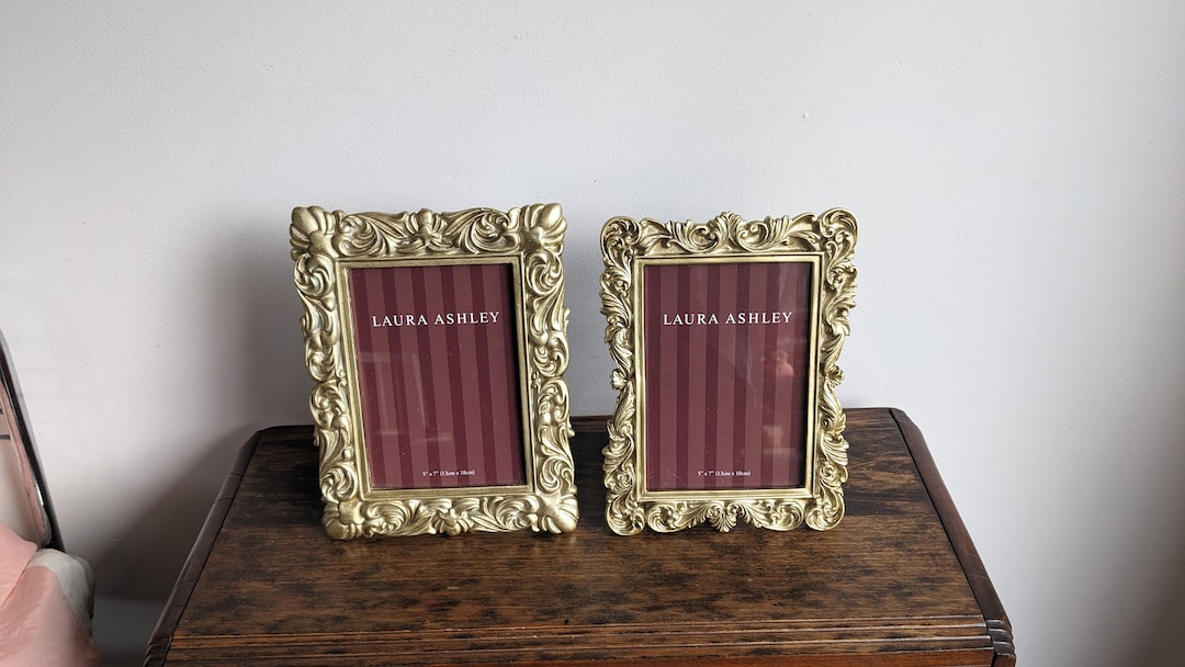 Ornate Gold Tone 5 X 7 Photo Picture Frames - Etsy