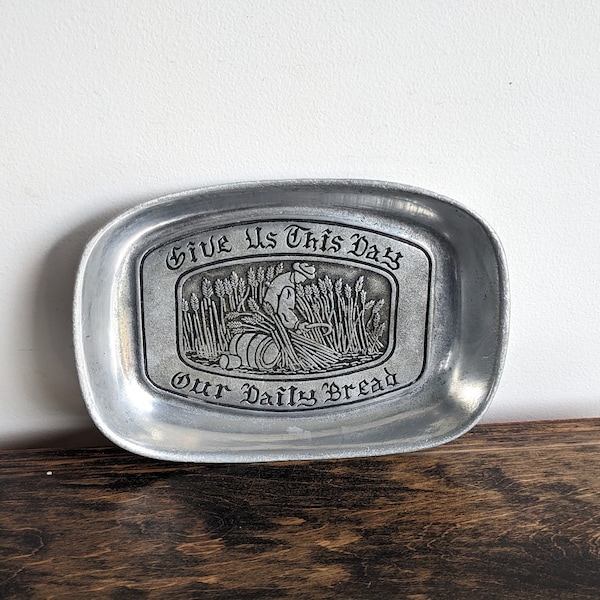 Give Us This Day Our Daily Bread Vintage Plate - Etsy