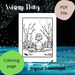Swamp Thing Printable Coloring Page, Digital Download, Swamp Man ...