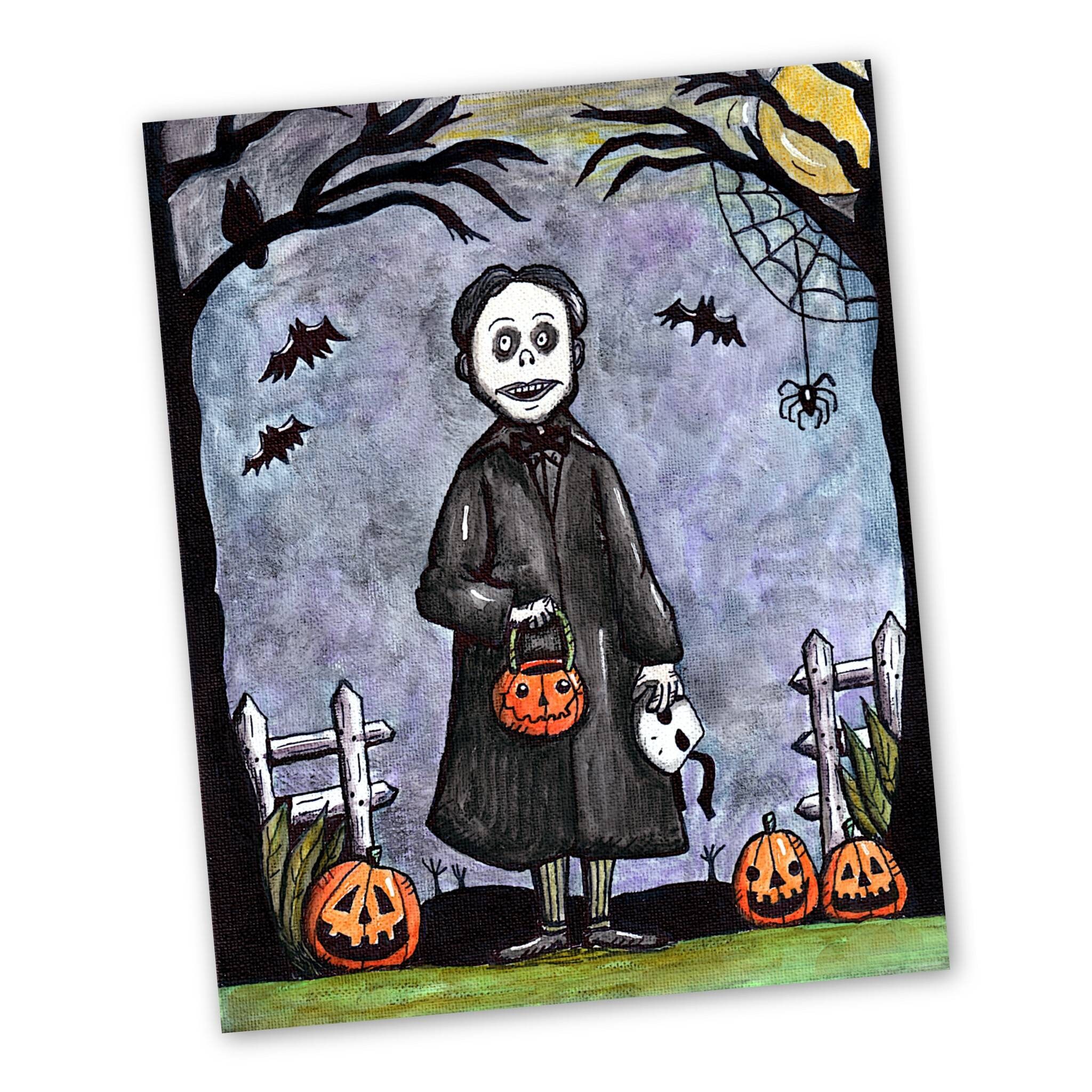 Phantom of the Opera Art Print, Monster, Gothic, Halloween Decor ...