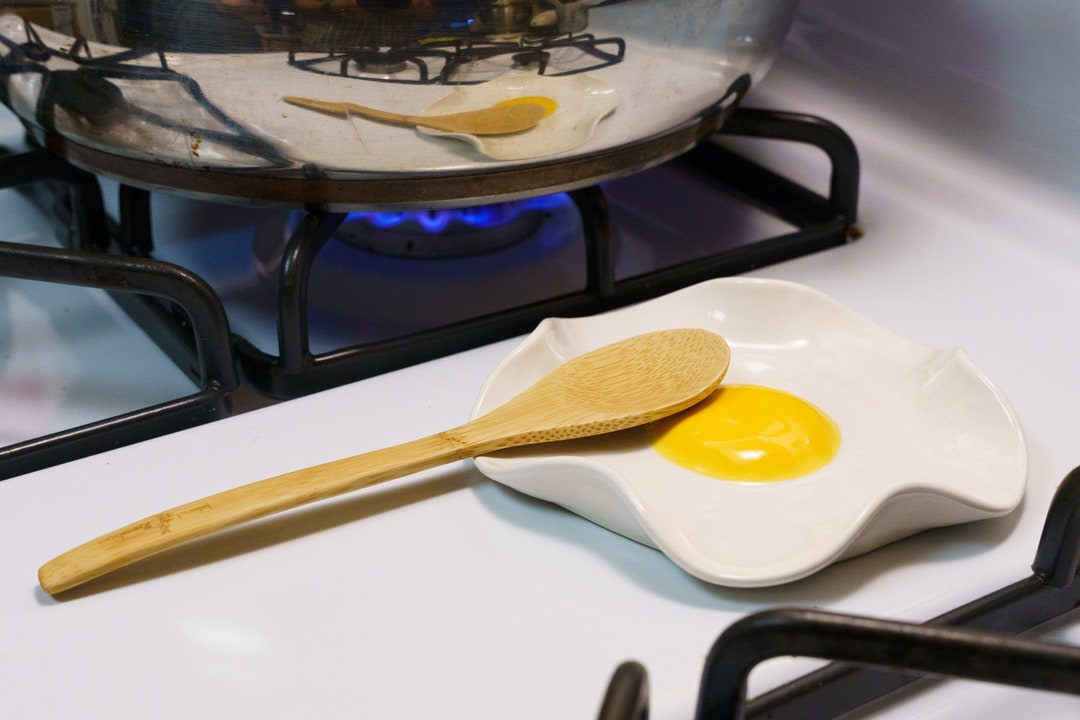 Fried Egg Spoon Rest Handmade Ceramic Kitchen Accessories - Etsy Canada