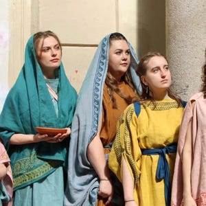 Ancient Greek Mantle / Roman Palla for Reenactment Blue With Single ...