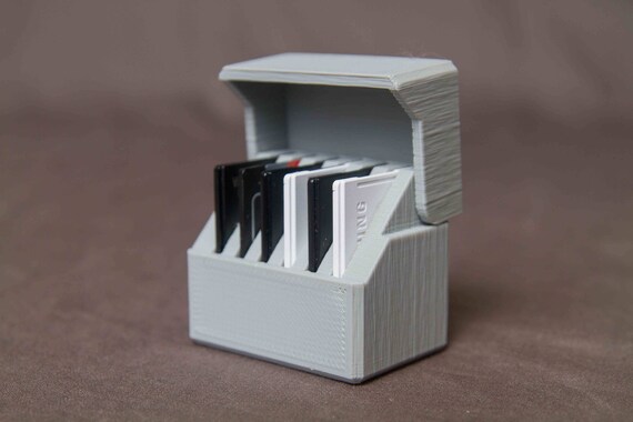SD Card Holder Holds 6 Cards 3D printed | Etsy