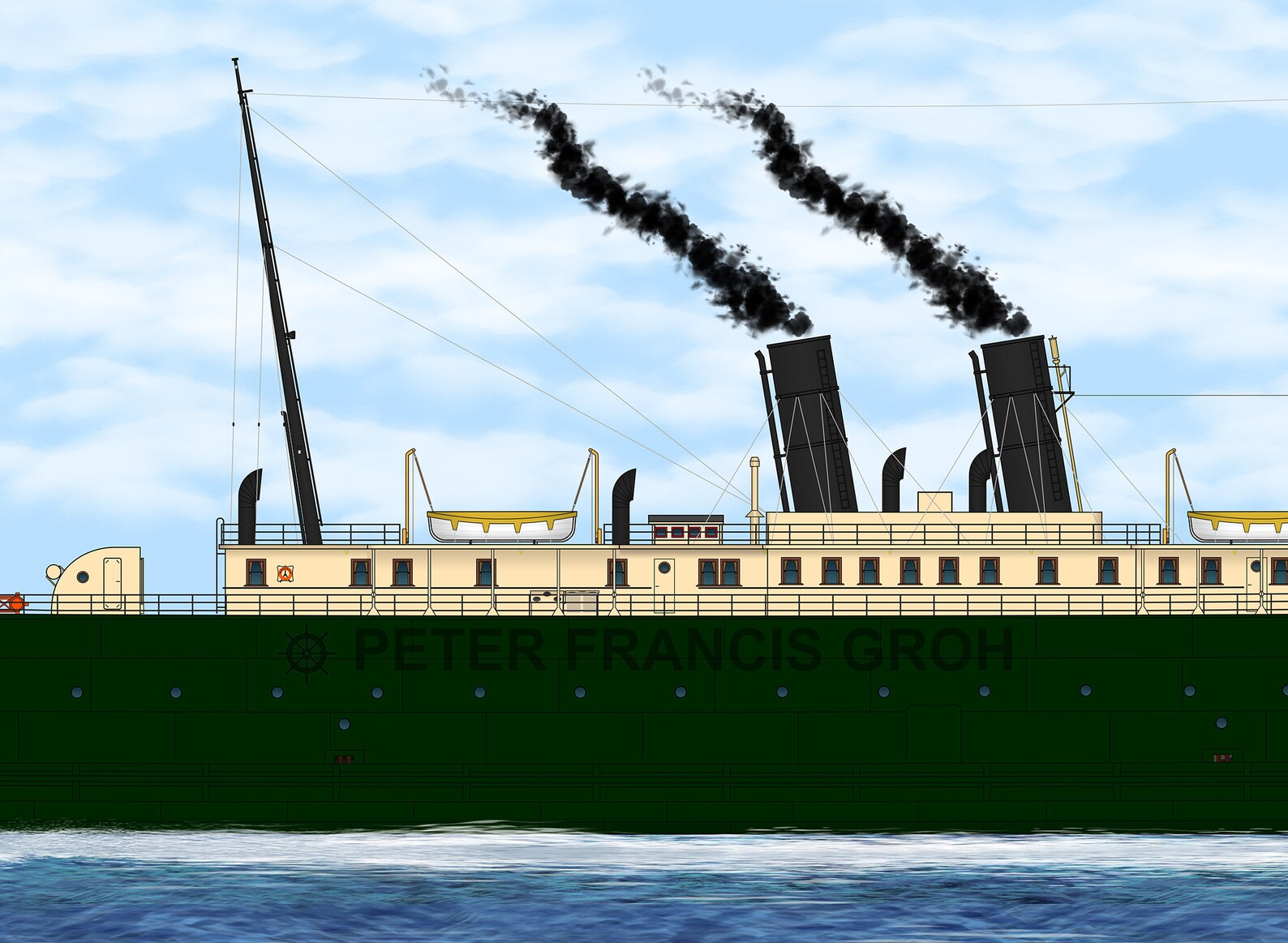 Great Lakes Freighter Ship Ferry Madison (1923) - Etsy