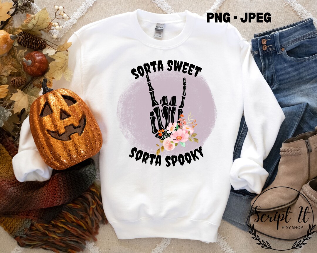 Sorta Sweet, Sorta Spooky Png, Skeleton Hand Png, Halloween Png ...
