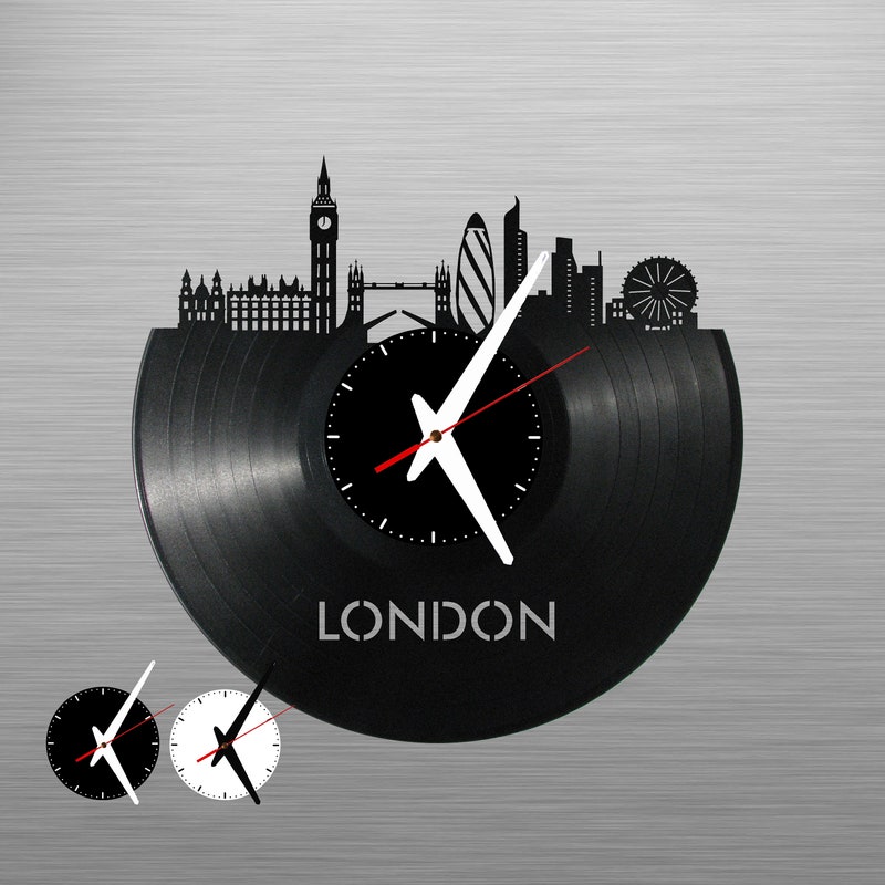 Vinyl Clock - Etsy