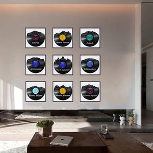 Mount Everest - Laser Cut - Carved Vinyl Record Art - Music Gift for ...